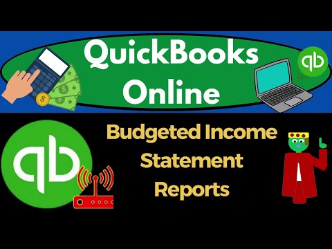 Budgeted Income Statement Reports 11160 QuickBooks Online 2023