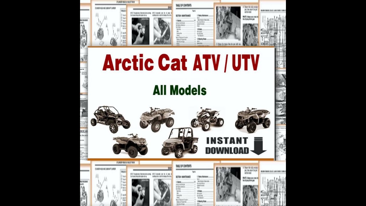 Arctic Cat (1996-2012 Models) - Parts  Manuals - Parts Catalogue