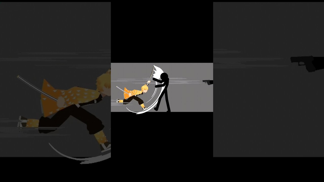 Zenitsu demon slayer test (Stick Nodes) #shorts #zenitsu #demonslayer #sticknodes