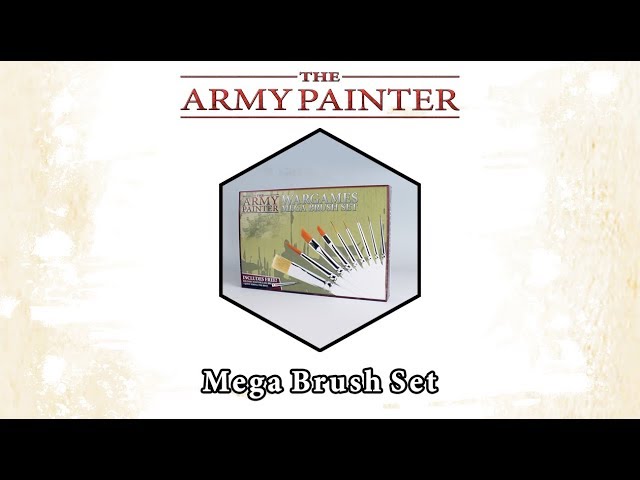 The Army Painter Pinsel Mega Brush Set