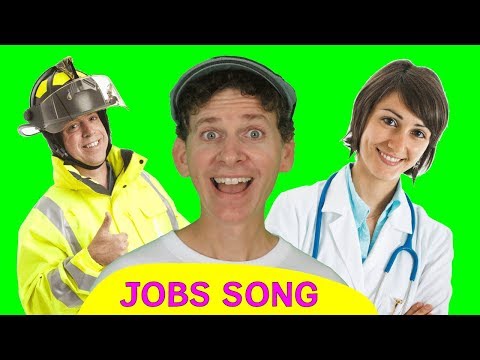 Jobs Songs - For Kids basic listenin…: English ESL video lessons