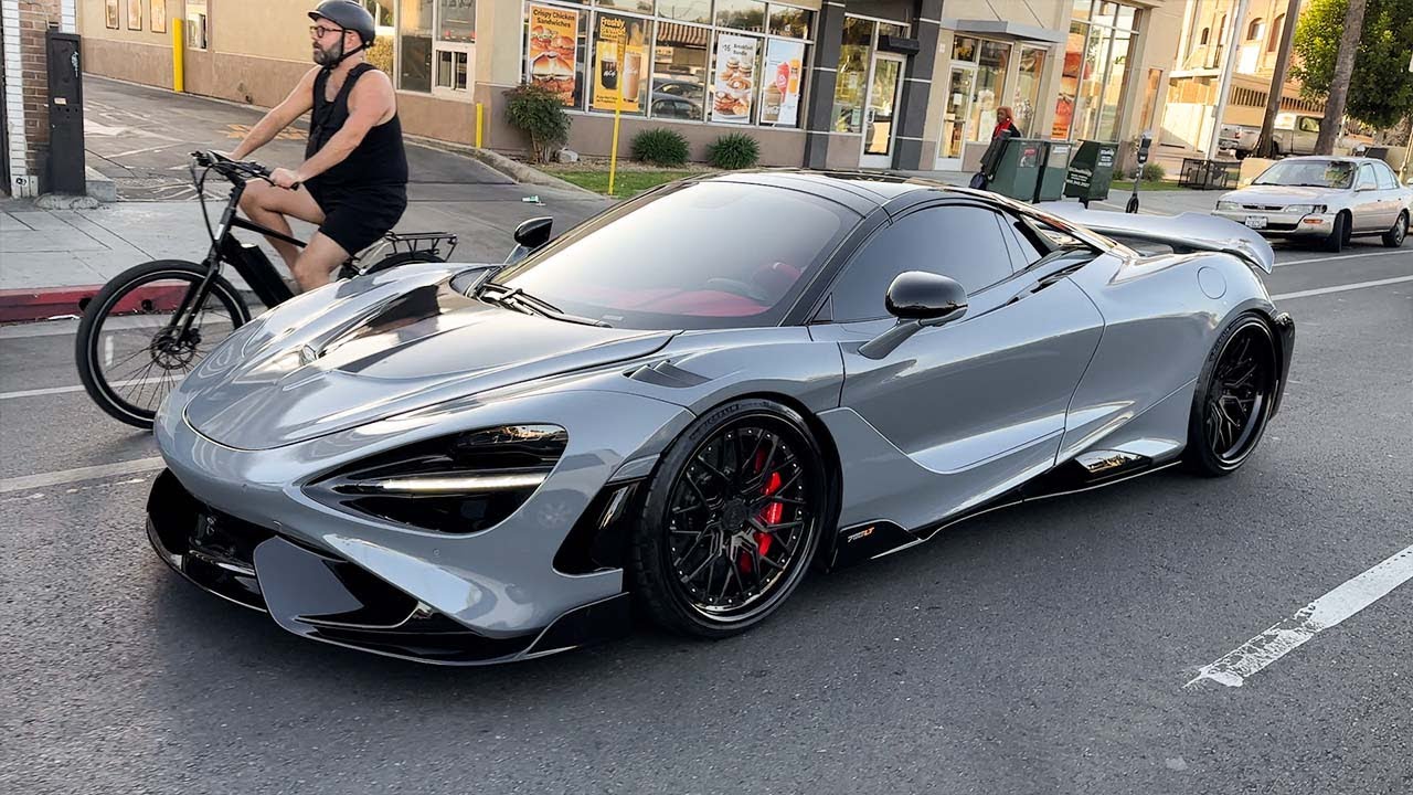 Moe Shalizi’s McLaren 765LT Spider Gets a New Grey Wrap and Carbon Hood ...