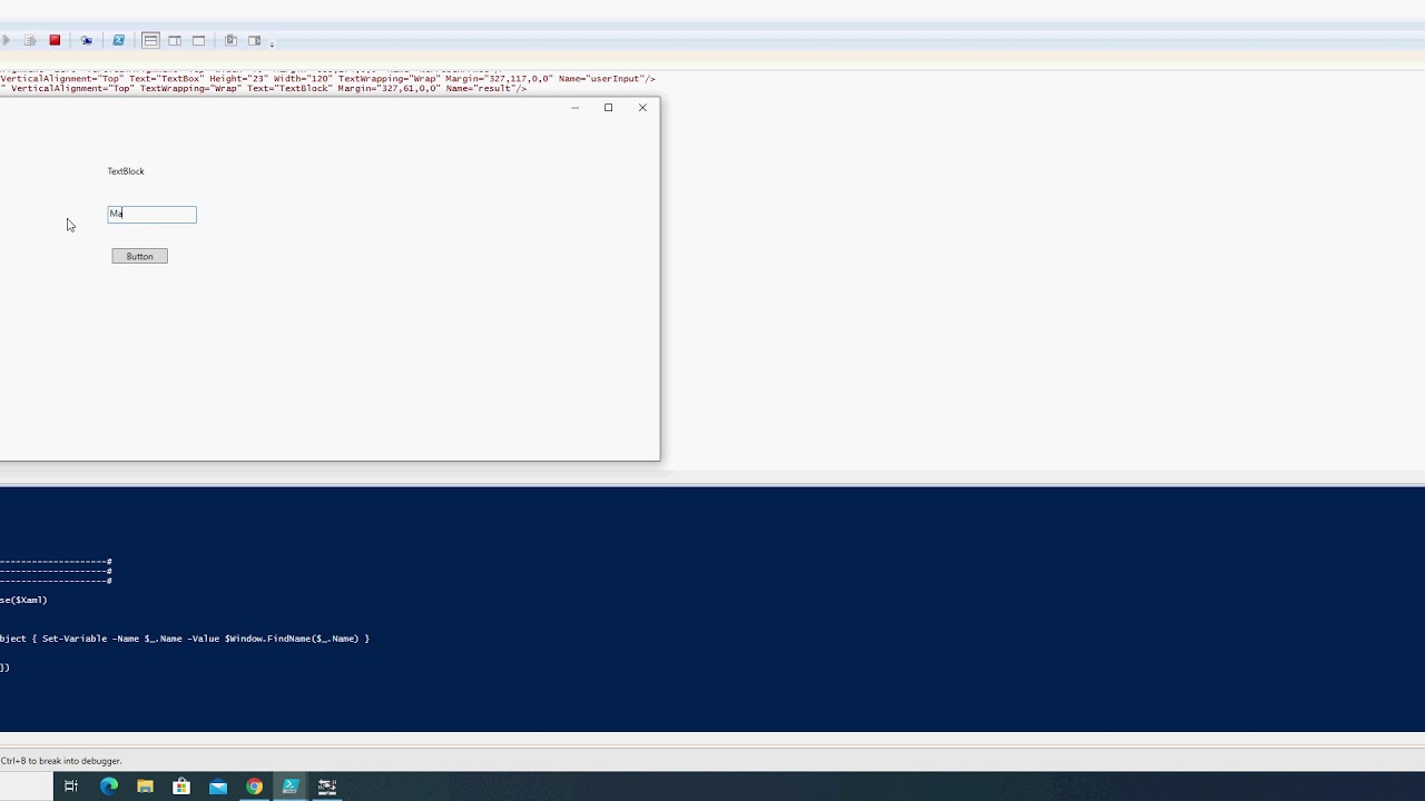 Poshgui WPF Tutorial - Events and code behind