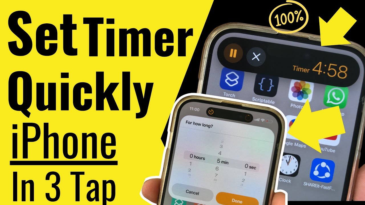 How to Quickly Set Timer on iPhone in Just 3 Taps