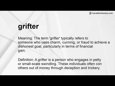 grifter Meaning