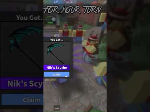 Dylan trades Nik's Scythe back to Nikilis... #roblox #mm2 #jd