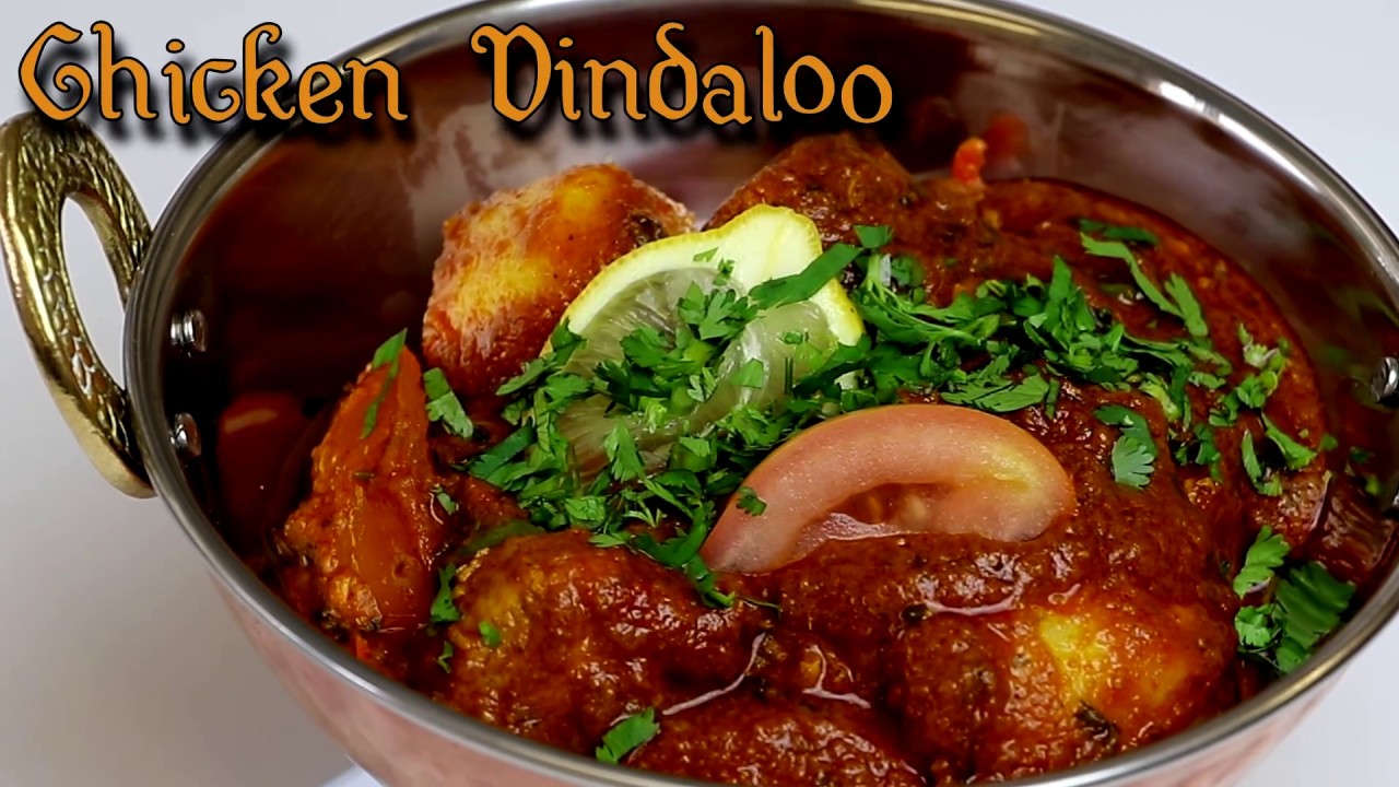 Chicken Vindaloo Curry BIR Indian Restaurant Style presented by Lee Jones - CurryShed