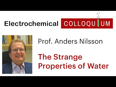 4. Prof. Anders Nilsson - The Strange Properties of Water: New Revelations (June 17, 2021)