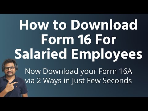 How to Download Form 16 Online for Salaried Employees From ITR Site | Form 16a and 16b by Taxpayers