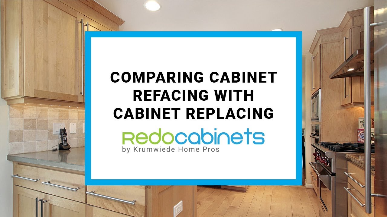 Comparing Cabinet Refacing with Cabinet Replacing