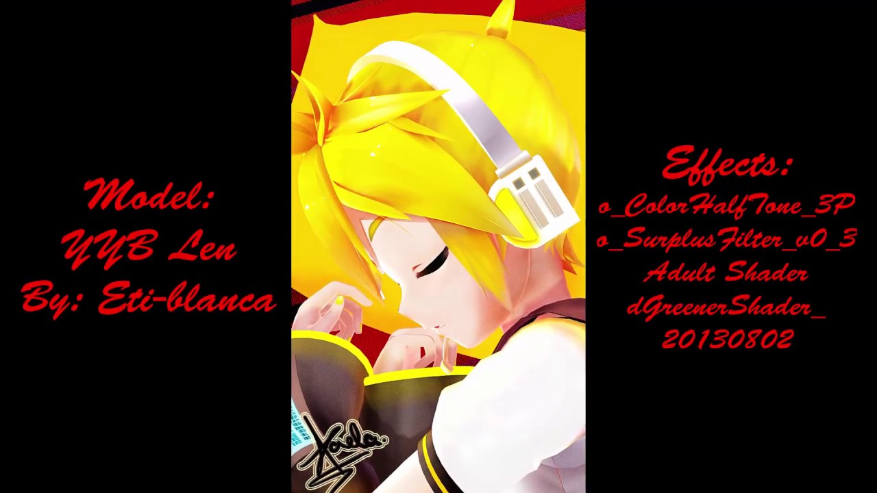 [MMD] Wallpaper - Len Sleeping