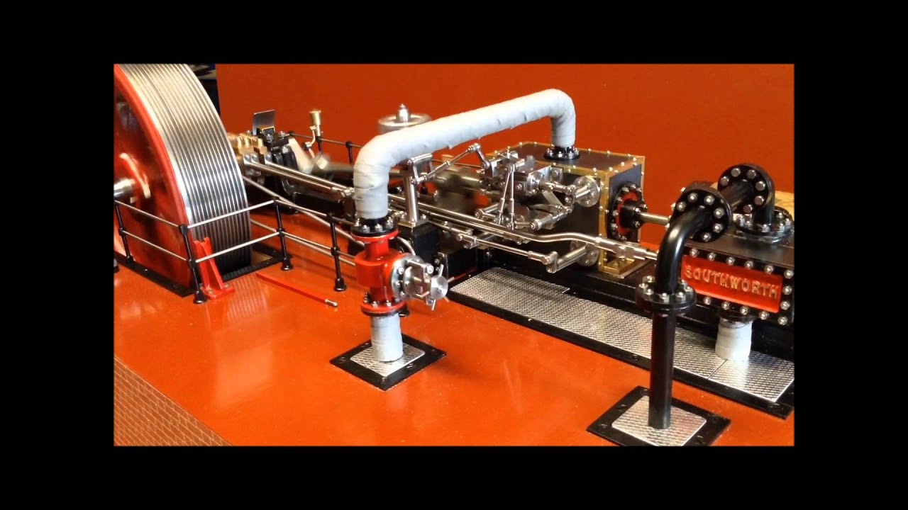 Tandem compound Corliss mill engine