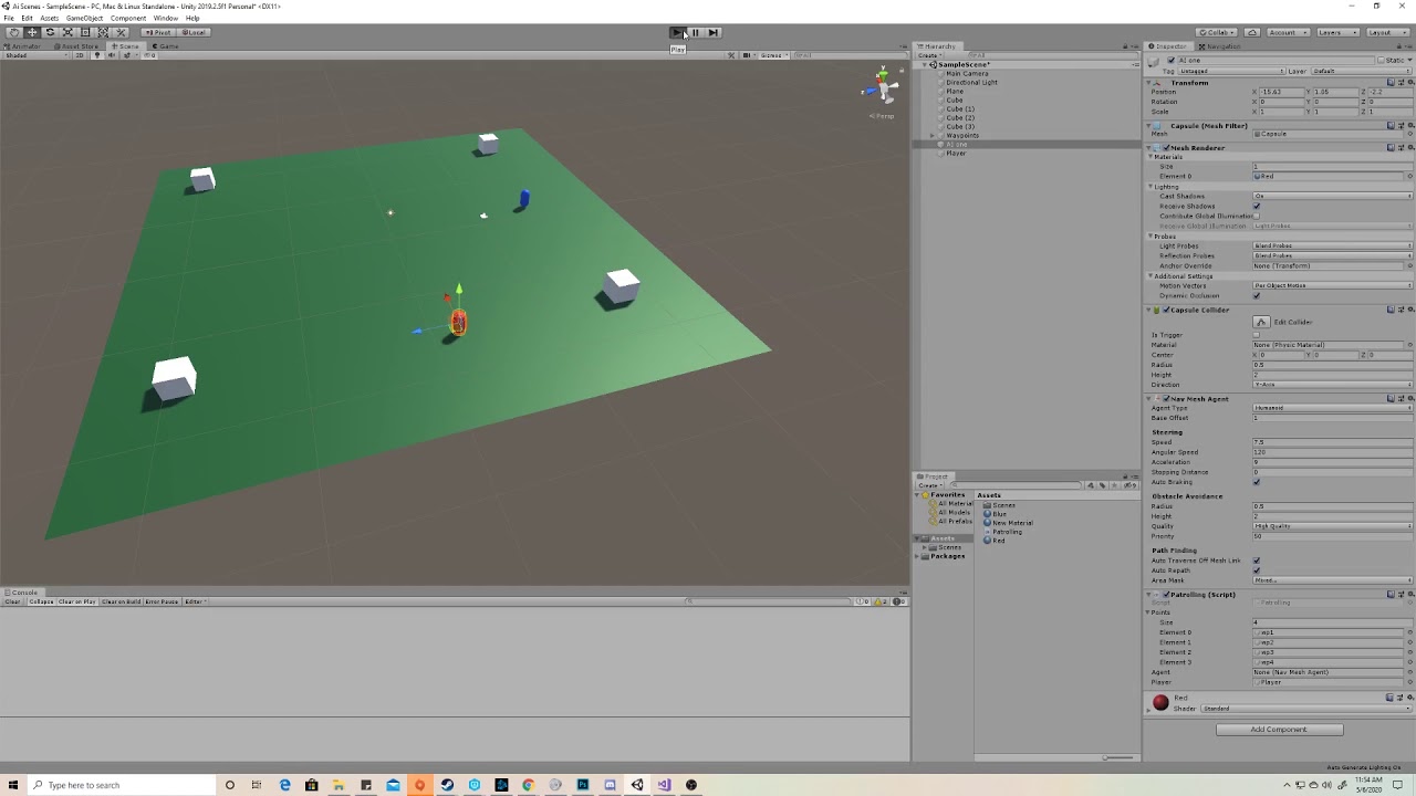 Enemy AI that CHASES the player | Unity Tutorial | AI Series