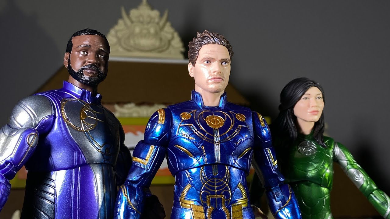 *New* Hasbro Marvel Legends Eternals Phastos, Sersi & Ikaris Unboxing/Review