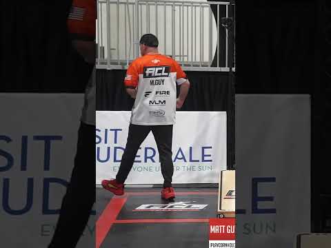 The Cornhole 'Goat,' Matt Guy was fired up after this shot🔥