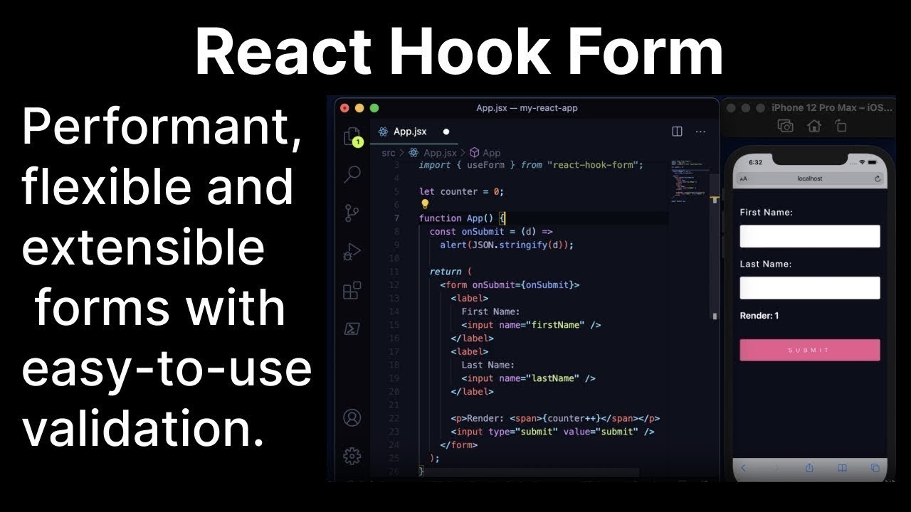 Mastering React Hook Form Input Validation Yup in React Native