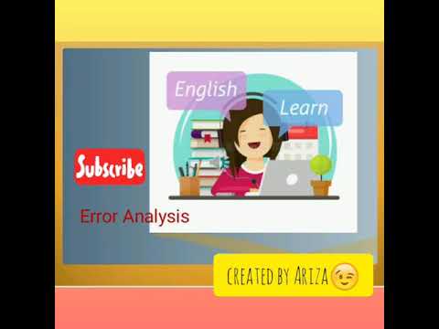 English - Error Analysis