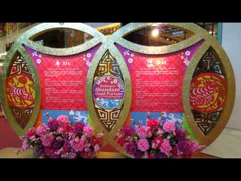Chinese New Year 2016 (Year of Fire Monkey) - Chinese Zodiac Animal Signs @ NorthPoint Shopping Mall
