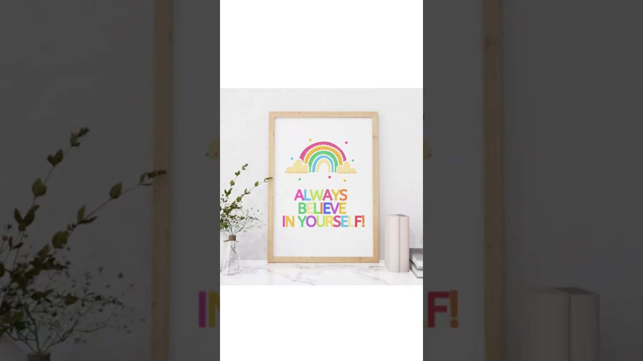 Always Believe in Yourself, Positive Classroom Decor, Growth Mindset Link in Description