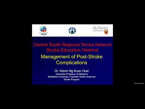 Hospitalist Series - Management of Post Stroke Complications (Oct. 25, 2023)