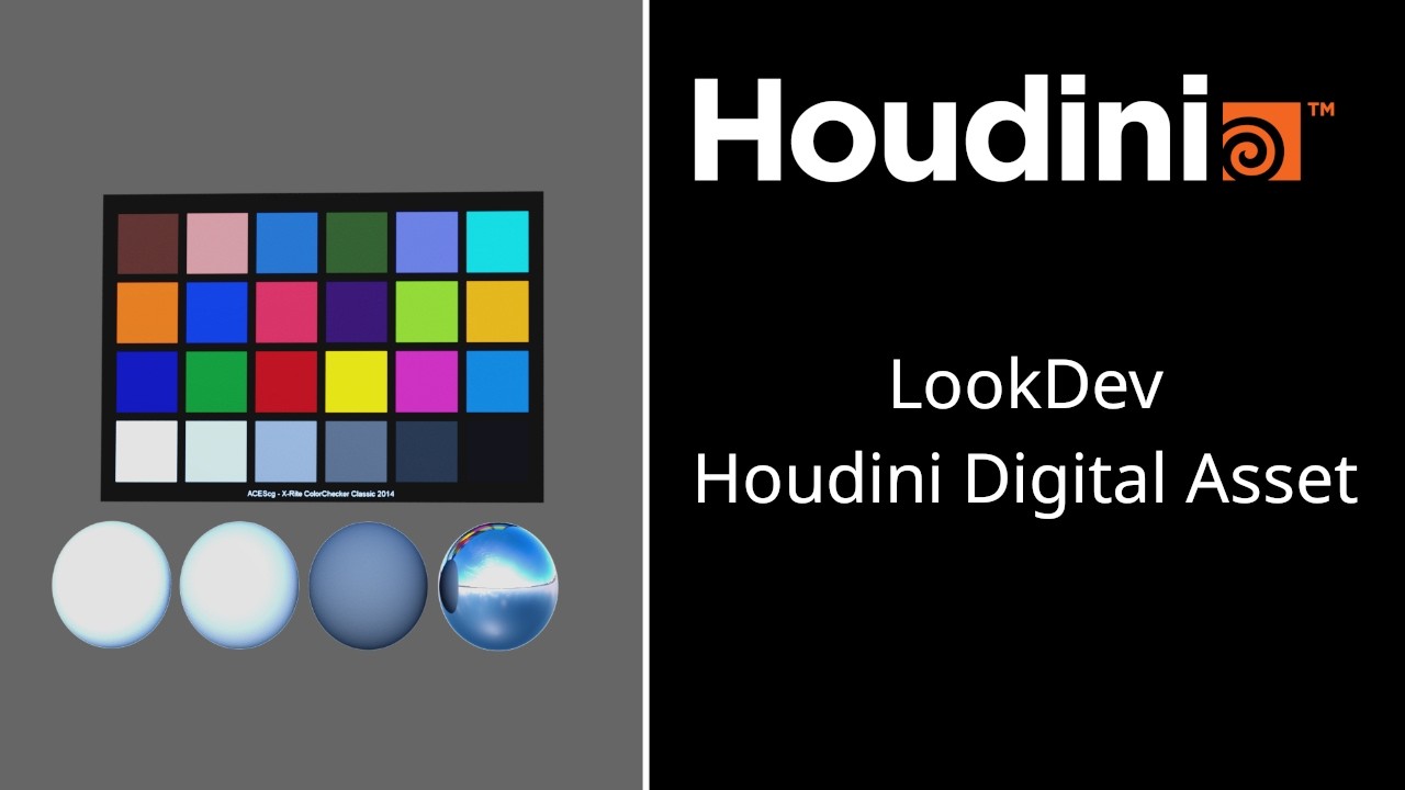 LookDev Lighting Tool for Houdini
