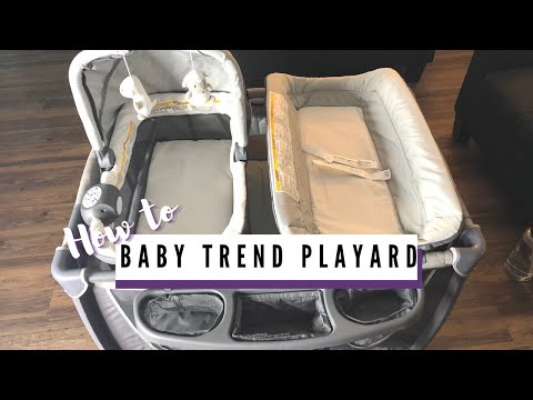 How To Put BABY TREND PLAYARD Pack N Play Together (2023) | Baby Product Tutorial | TheFortitudeFix