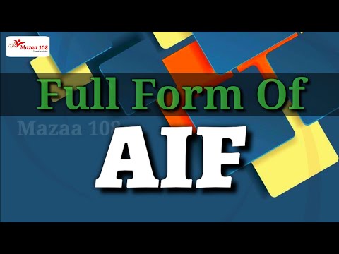 full form of AIF | AIF stands for | AIF Means | Banking & Financial | Mazaa 108 | #Mazaa108