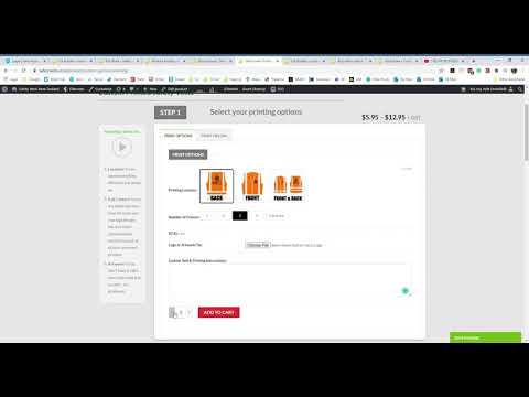 Ordering Custom Printed Safety Vests