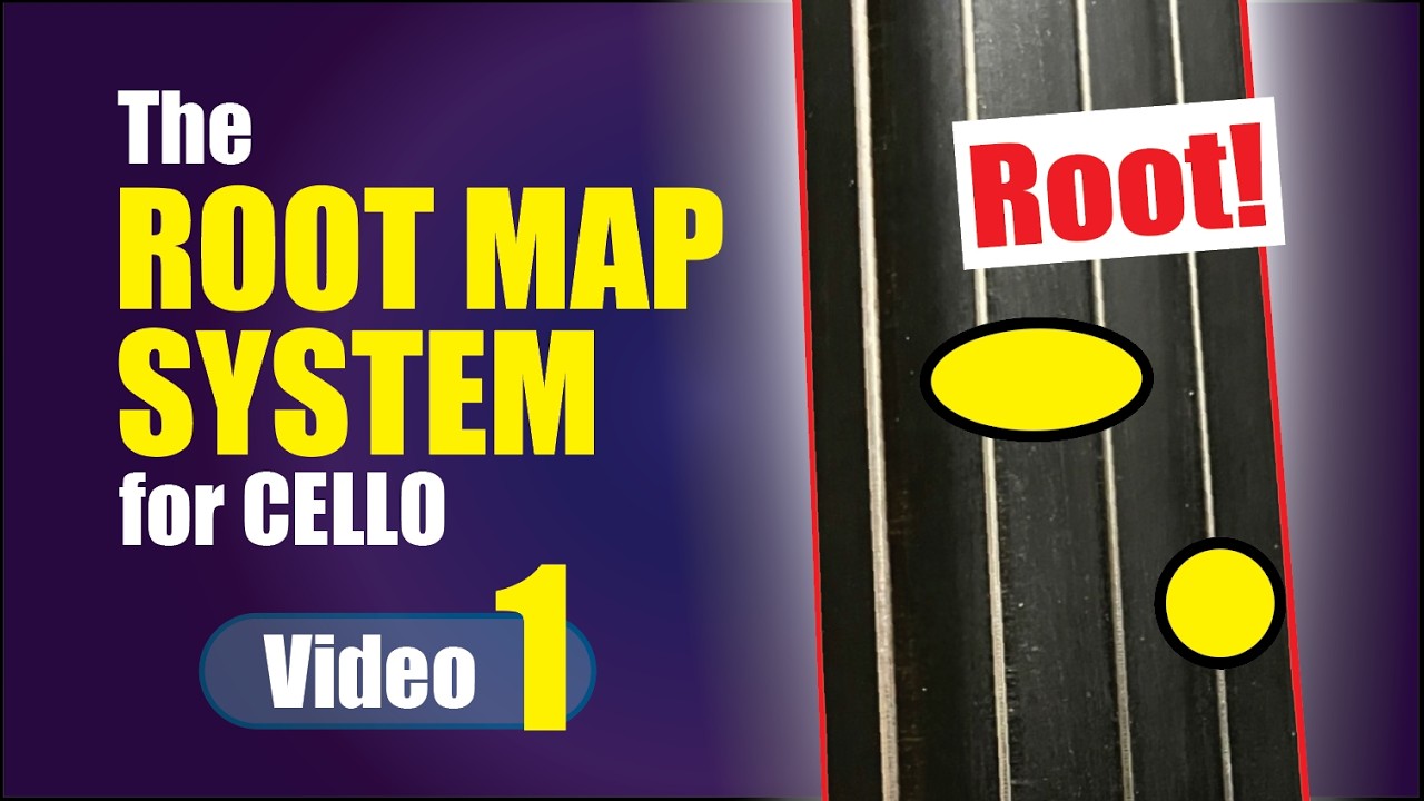 Play Chords on Cello in ANY KEY! - The Root Map System