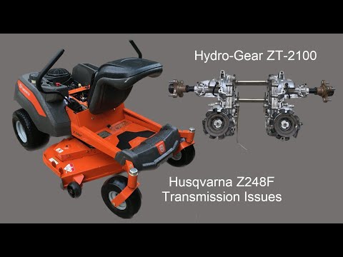 Husqvarna Z248F Zero Turn ZT 2100 Transmission Issues