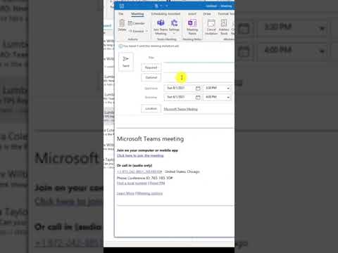 Auto-add a Teams Meeting link to your Outlook Meetings
