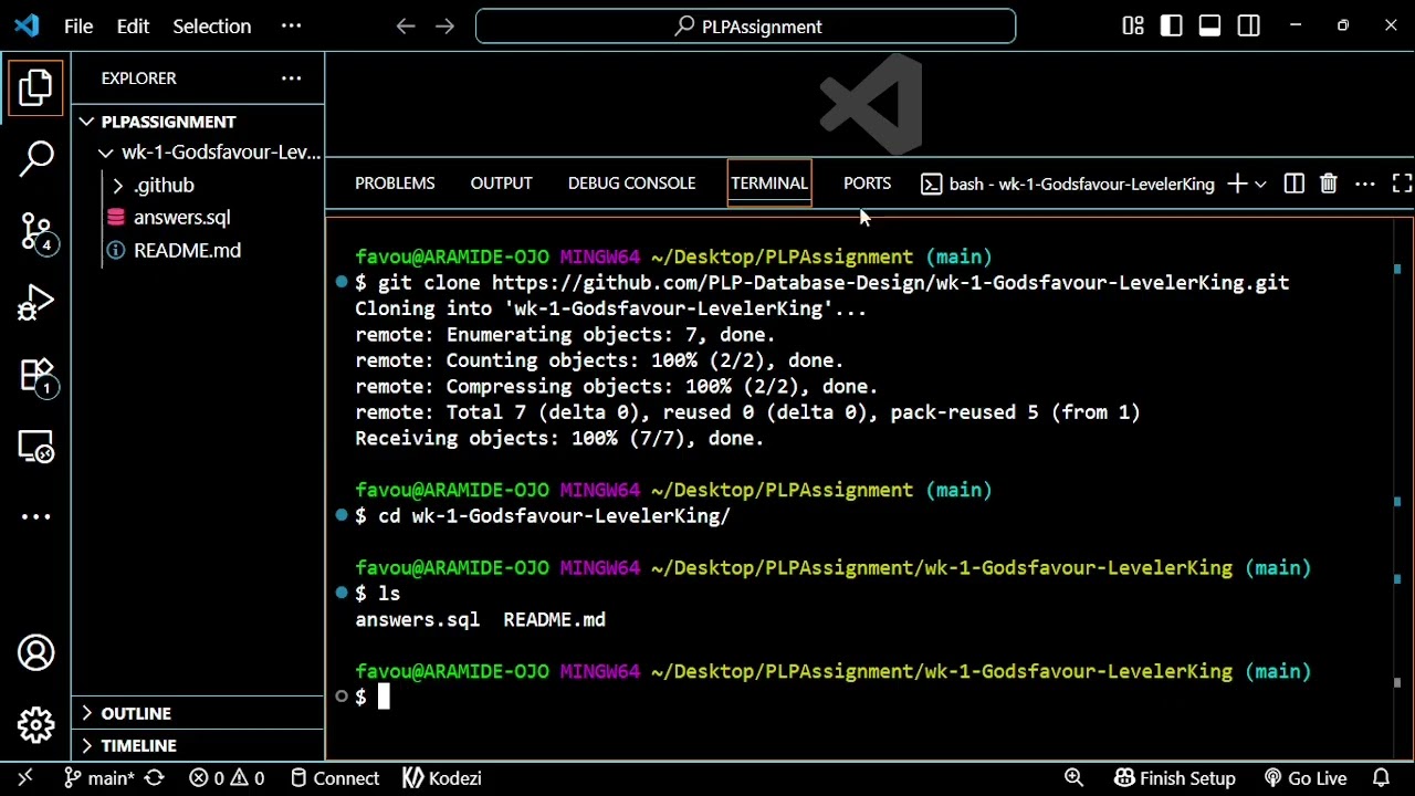 Assignment on Database Design & Programming