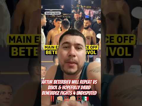 #arturbeterbiev repeats vs #dmitrybivol & hopefully we get #davidbenavidez vs beterbiev next #boxing