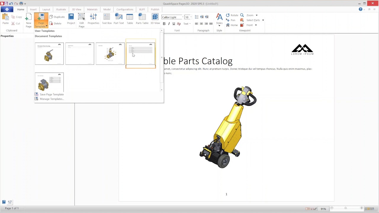 Pages3D 2020 - Vector Graphics in PDF Document