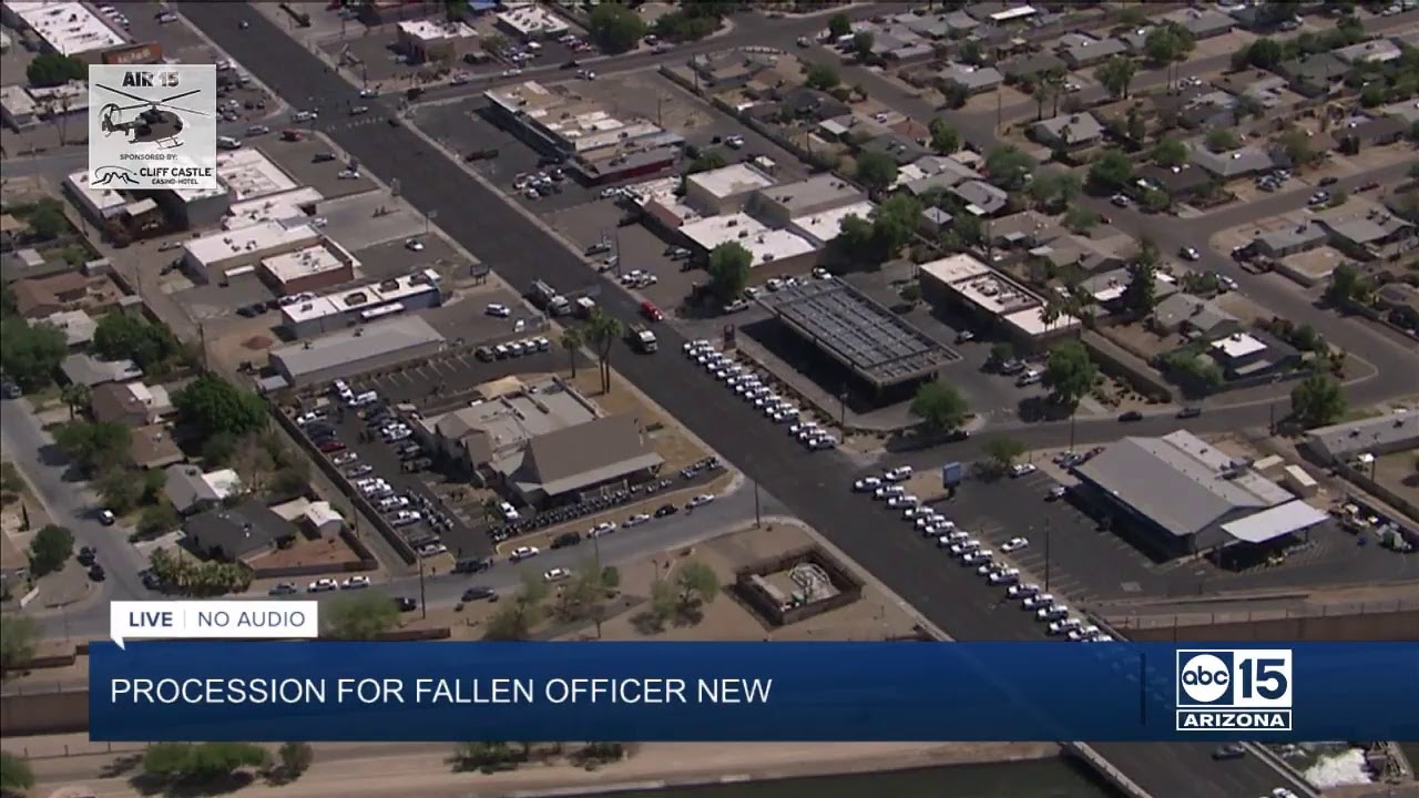 NOW: Procession For Fallen Phoenix Officer New