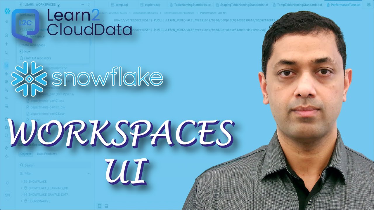 Stop Using Snowflake Worksheets: The New Workspaces UI that Makes You a Better Data Engineer