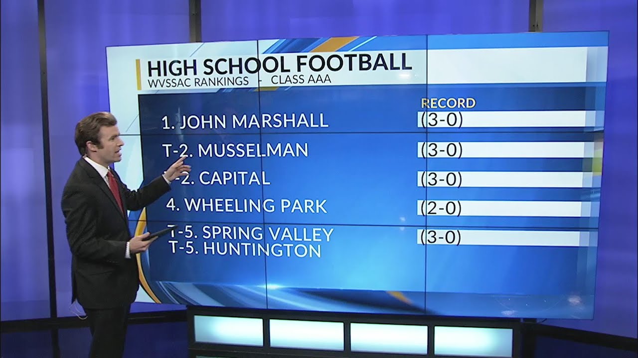 First WVSSAC Football Rankings Released