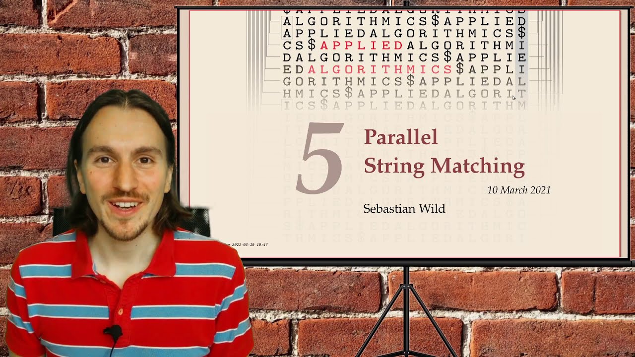 COMP526 5-1 §5.1 Elementary parallel string matching