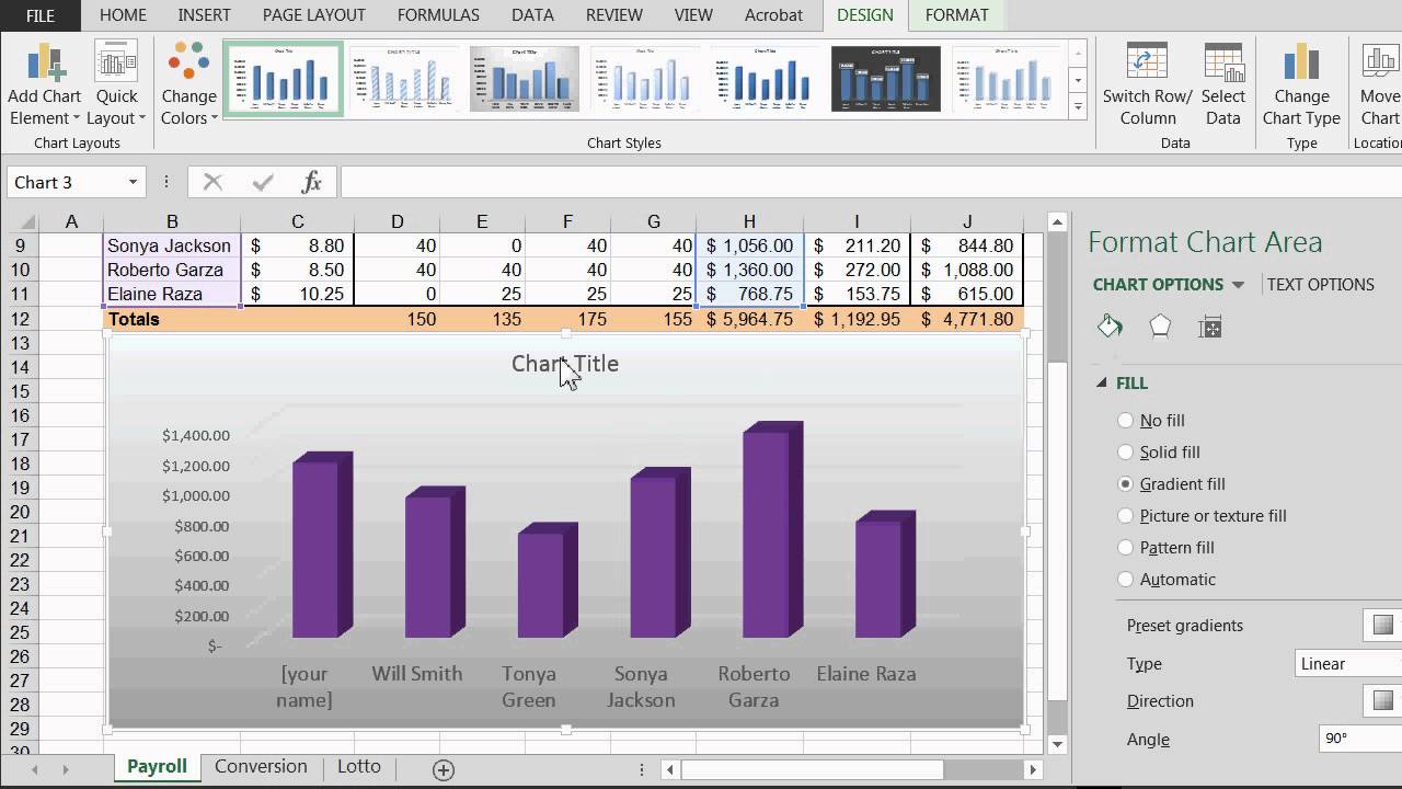 Homework 3 - Excel