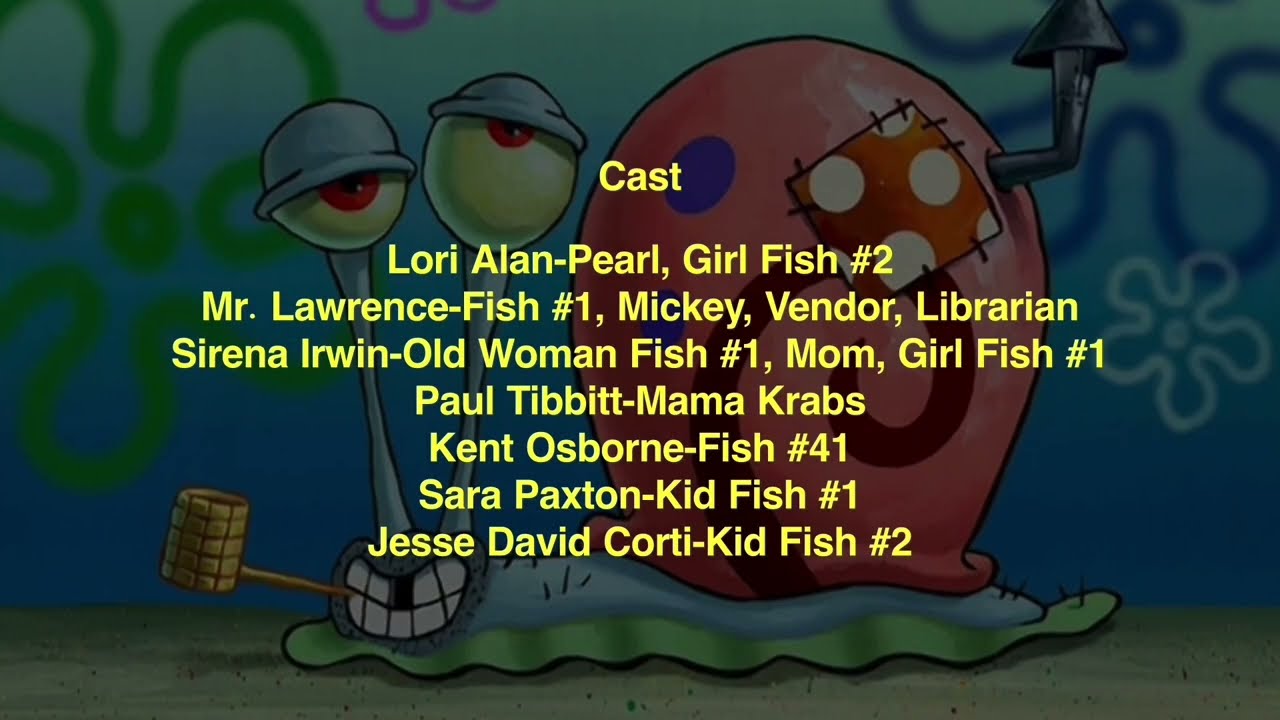 My Custom SpongeBob SquarePants Credits (Season 3)