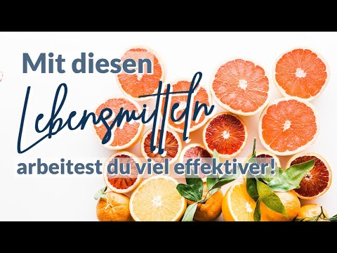 Mit diesen Lebensmitteln arbeitest du viel effektiver | Brainfood | Ernährungscoach gibt Tipps