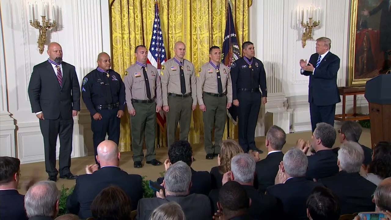Local law enforcement officers given Medal of Valor | ABC7