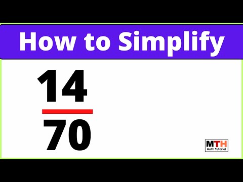 Simplifying the Fraction 14/70