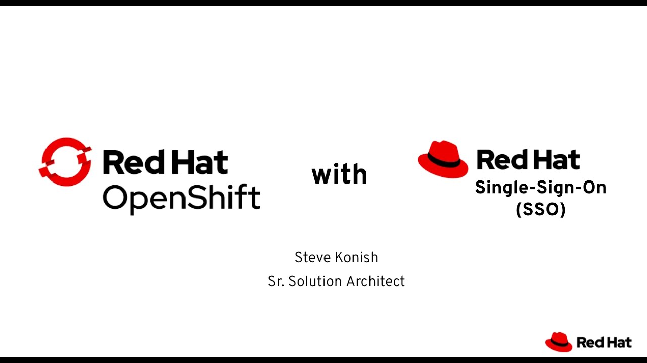 OpenShift 4.5 with Red Hat Single-Sign-On (SSO) 7.3