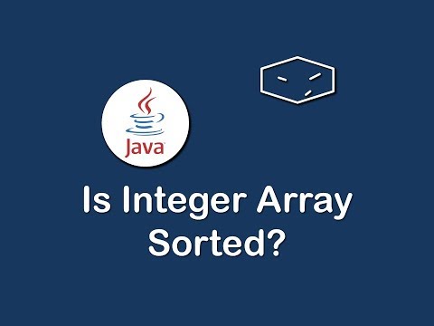 Learn is integer array sorted in java - Mind Luster