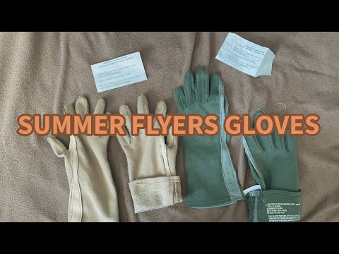 US Military Surplus Summer Nomex Flyers Gloves GS/FRP-2