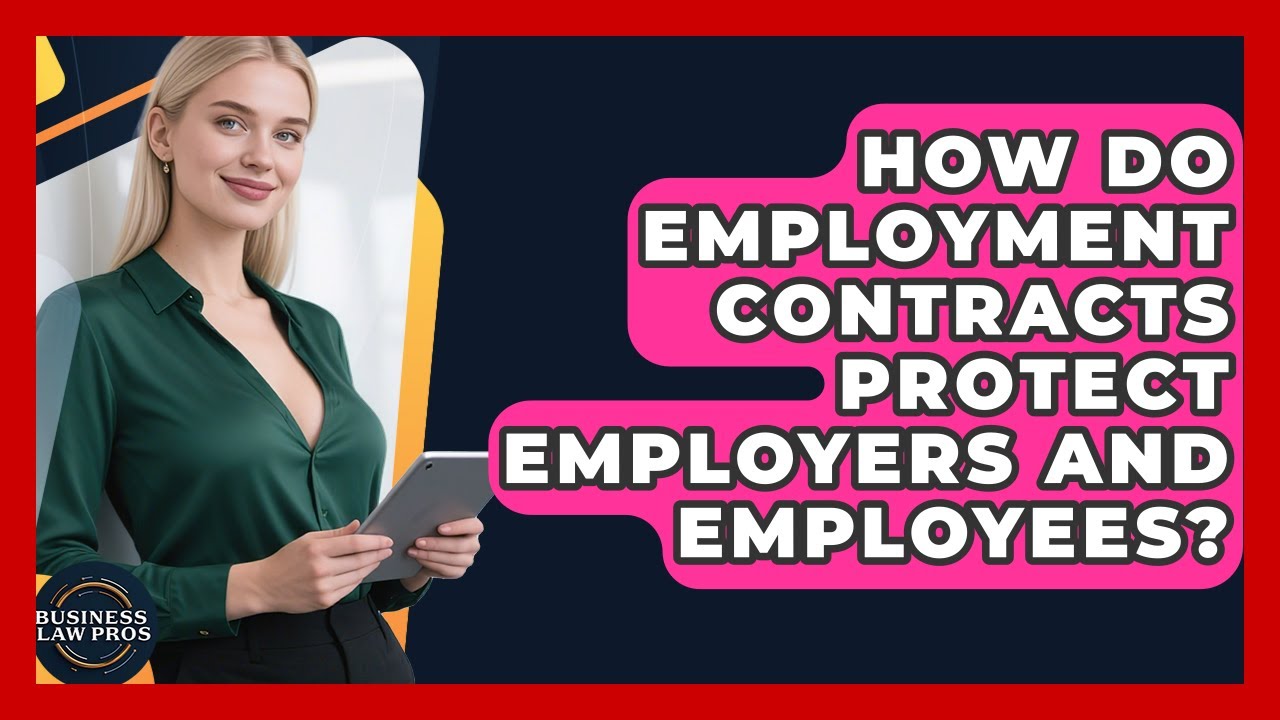How Do Employment Contracts Protect Employers and Employees? | Business Law Pros News