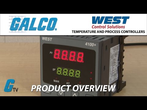 West Control Solution 4100, 6100 and 8100 Temperature and Process Controllers
