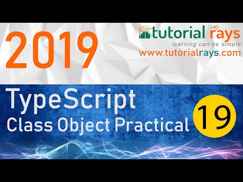 Learn 19 TypeScript Class Object Practical Example 2019 Tutorial Rays | By Umar Rahman - Mind Luster