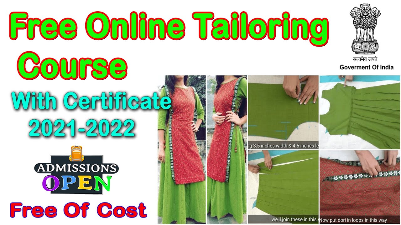 online tailoring course
